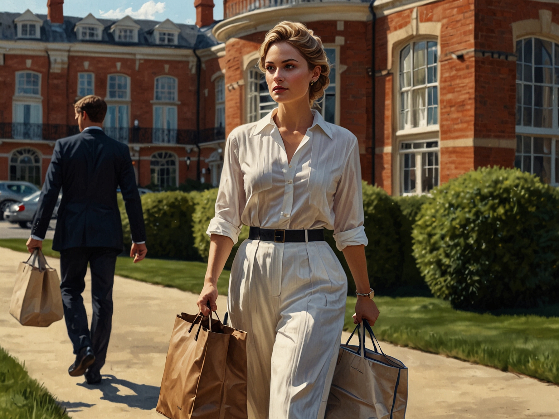 Michael Clarke’s glam new girlfriend Arabella Sherborne arrives at ...