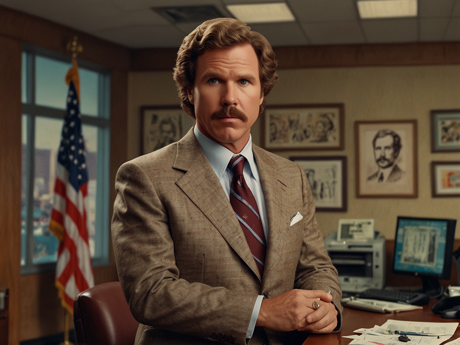 20 years on, Will Ferrell reveals Anchorman had to change its ending ...
